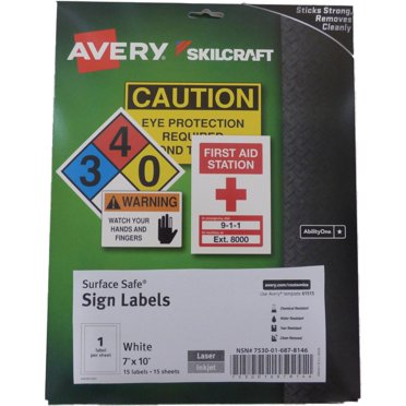 SKILCRAFT, NSN5144904, 1" Recycled Laser/Inkjet Address Labels, 1 / Box ...