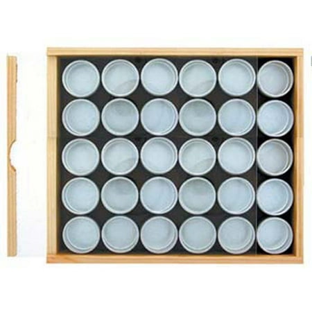 HAWK 1 3/8" ALUMINUM DISPLAY CONTAINER 30-PIECE SET - TJ1615X2 ...