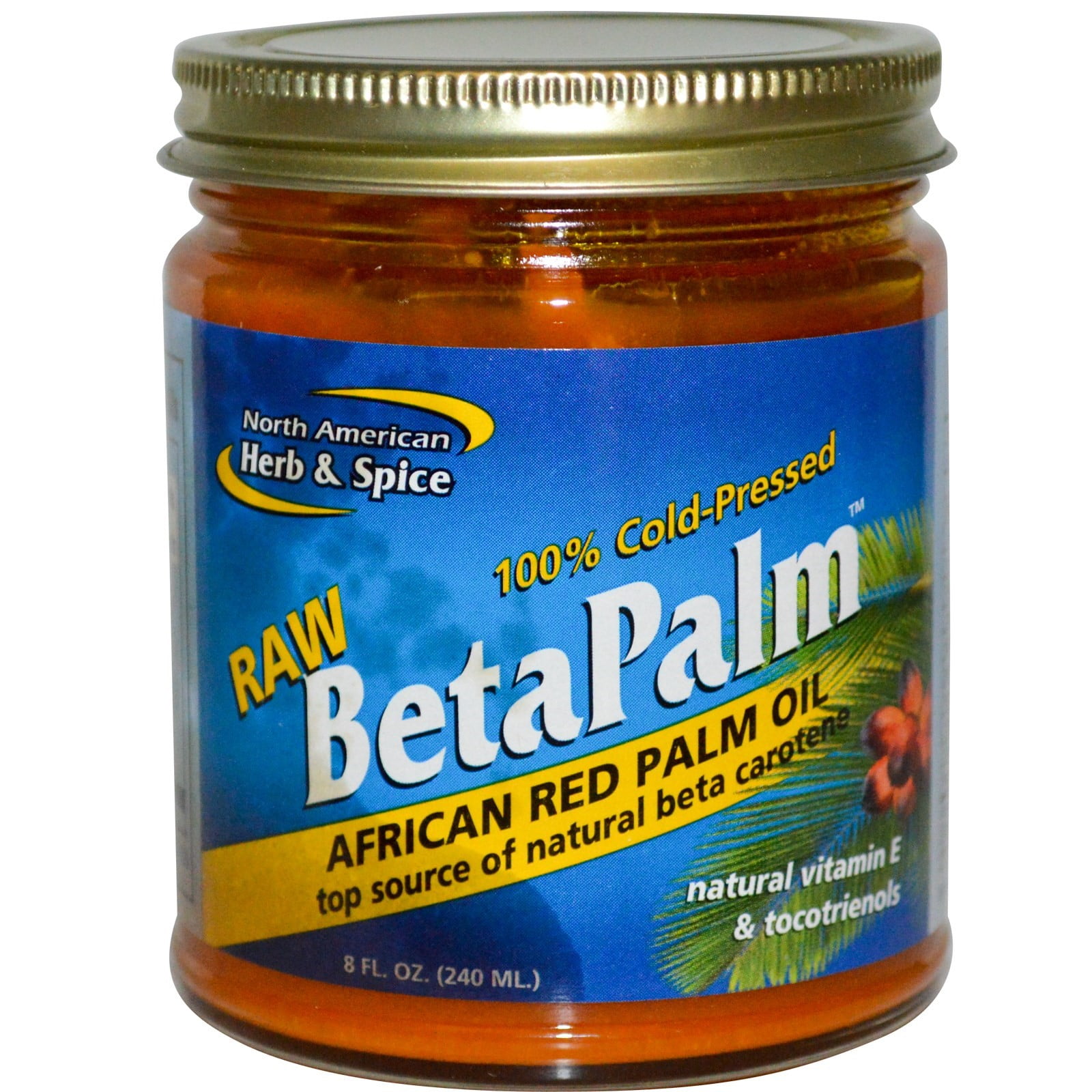 North American Herb & Spice BetaPalm Red Palm Oil, 8 Oz - Walmart.com