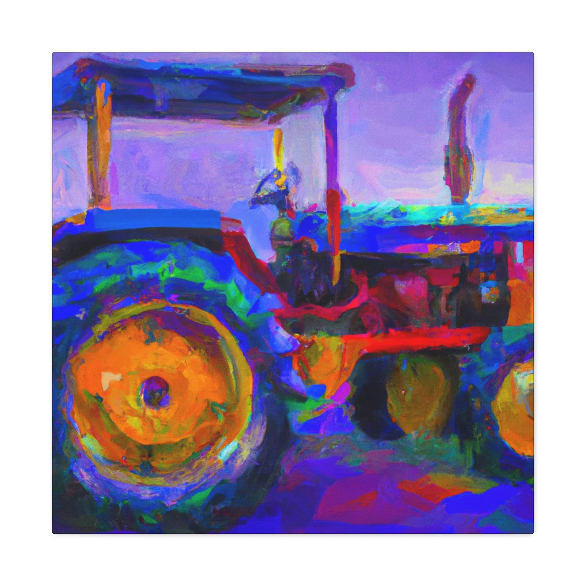 Modern Farming Tractor - Canvas - Walmart.com