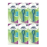 DenTek Floss Threaders for Braces, Bridges, and Implants 50 Count, 6 ...