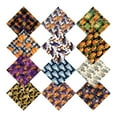 12 Sheets Halloween Pattern Paper Set, Spooky Decorative Cardstock for ...
