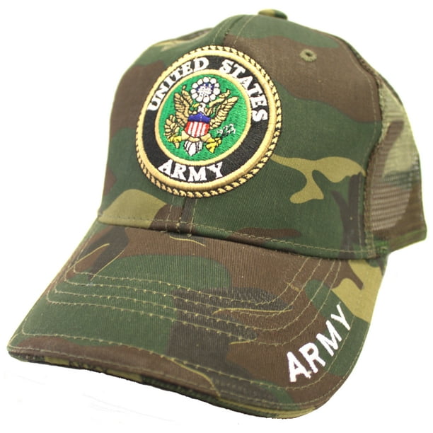 United States Army Camouflage Adjustable Hat - Walmart.com - Walmart.com