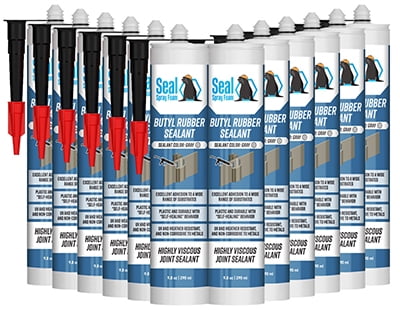 Seal Spray Foam Butyl Mastic Rubber Joint Sealant GRAY - 300Ml (10.01oz ...