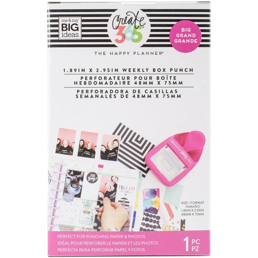 Happy Planner Big Weekly Box Punch- - Walmart.com - Walmart.com