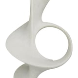 DecMode White Polystone Abstract Sculpture - Walmart.com