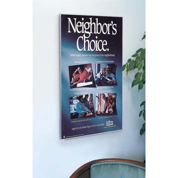 Wall Mounted Poster Flip Display