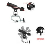 Fishing Boat Rods Holder 360 Degree Rotation Adjustable Power Lock ...