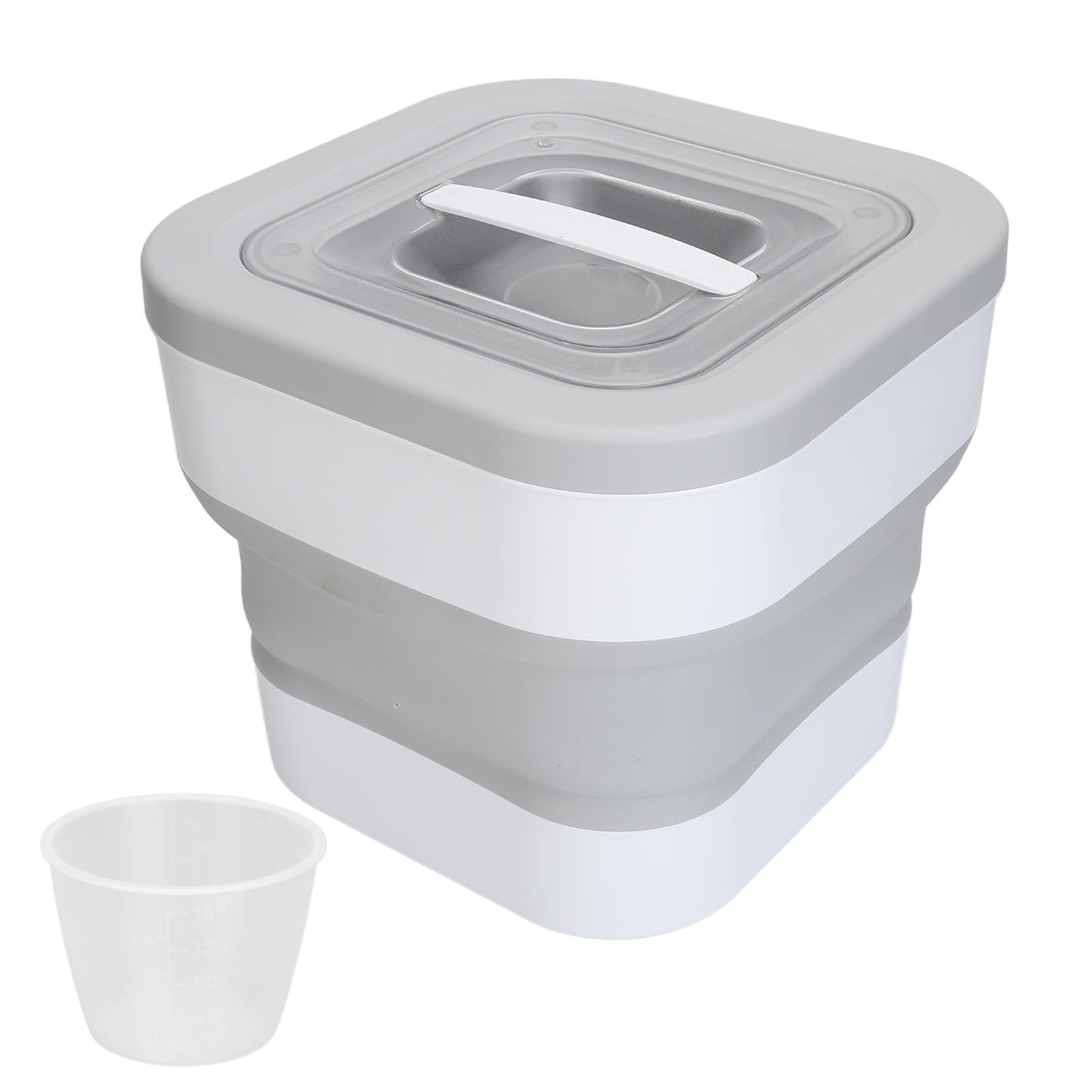 Rice Bucket Collapsible Rice Container Large 27.6lb Tight Sealing with ...