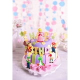 Mario 6 Pack Super Mario Bros Cake Toppers Character Figures Princess ...