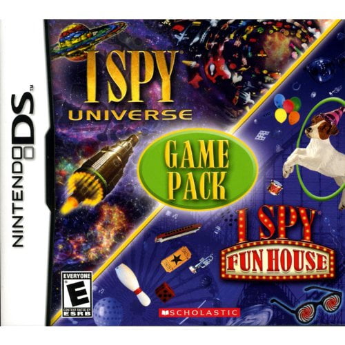 Scholastic I Spy Universe and Fun House Game Pack, COKeM International ...