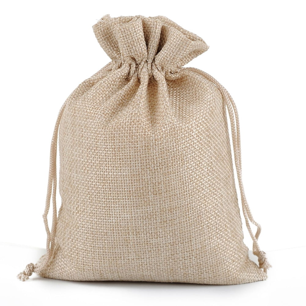 Click here for Upouart 15pcs Small Burlap Bag Beige Linen For Wed... prices