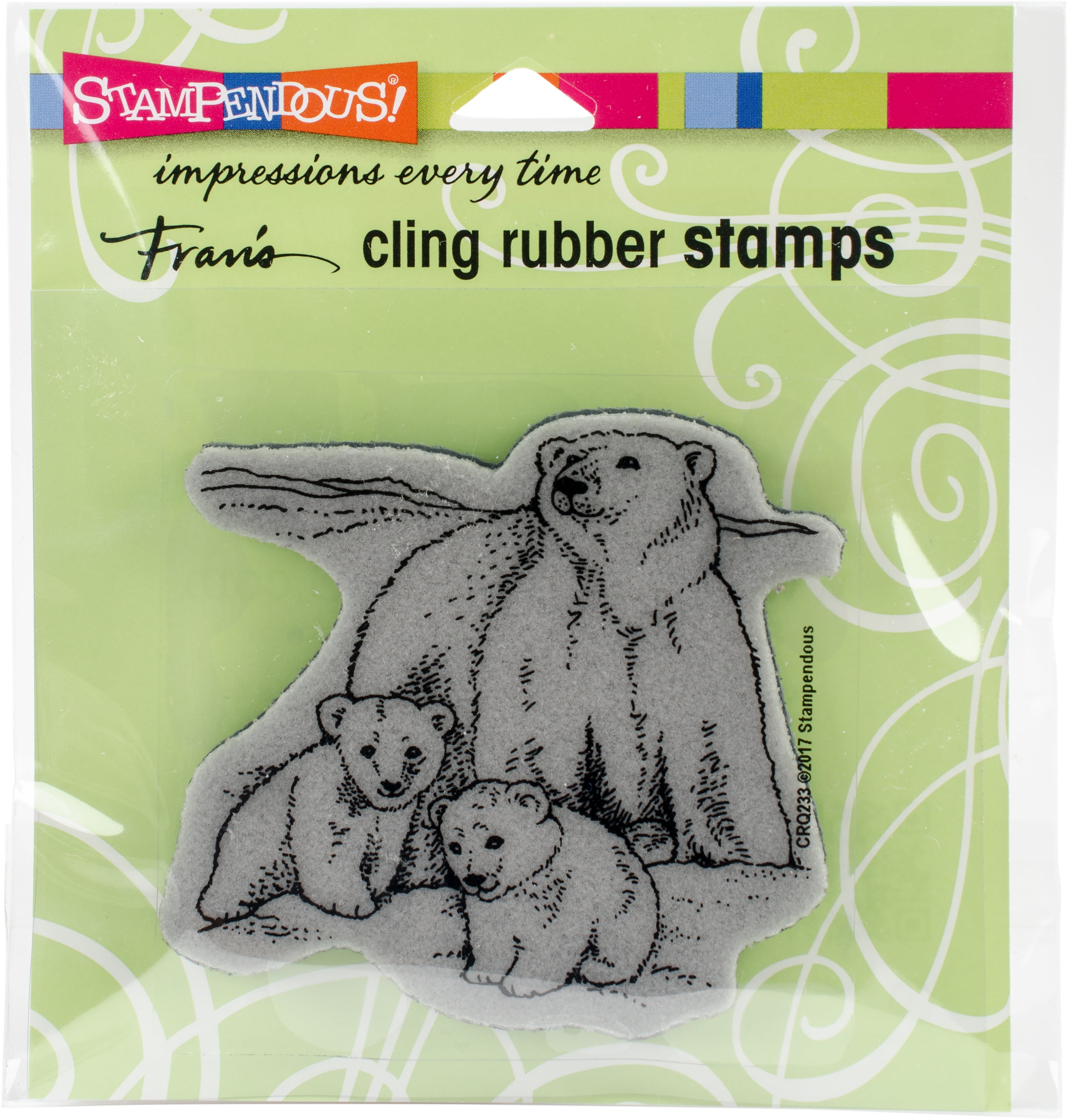Stampendous Cling Stamp 4.75"X4.5"-Polar Bear Play | Walmart Canada