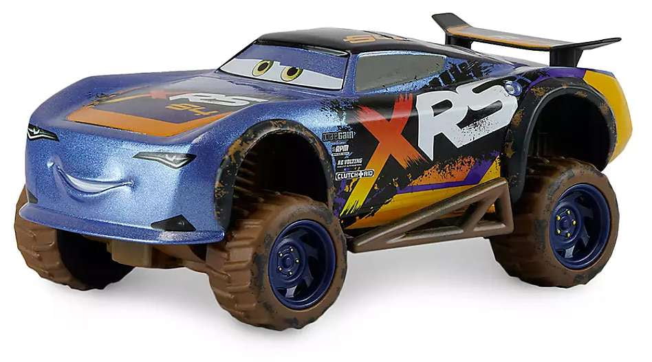 Disney / Pixar Cars Pull 'N' Race Barry DePedal Diecast Car (Mud Racer ...