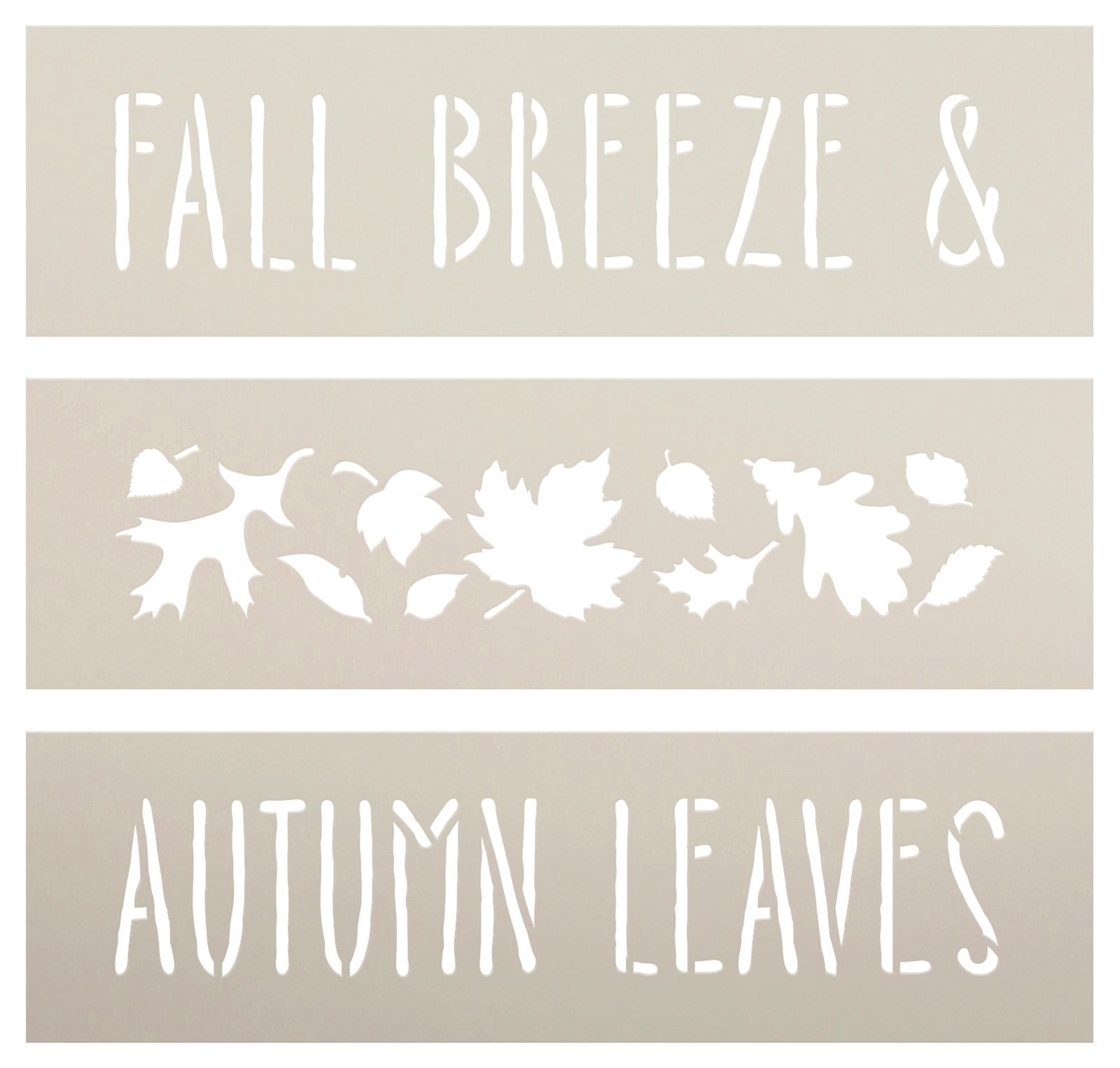 Fall Breeze & Autumn Leaves Stencils for Mini Book Stacks by StudioR12 ...