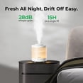 Small Humidifiers for Bedroom - 2 Packs 1.5L Cool Mist Top Fill ...