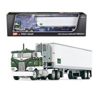 First Gear DCP 1/64 Kenworth W900A 60” Sleeper w/ 40’ Vintage Trailer ...