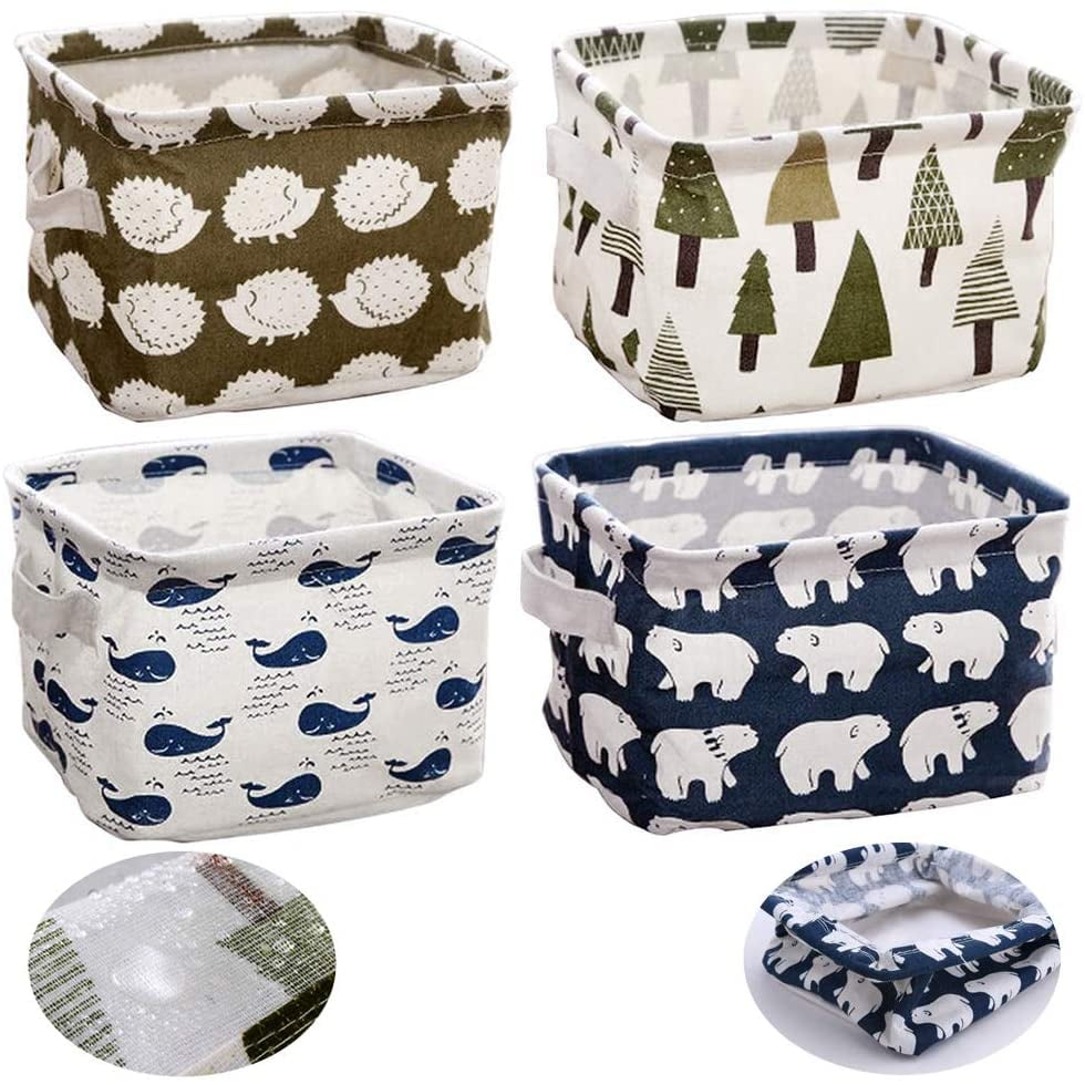 Click here for Greswe 4 Piece Storage Basket  Fabric Storage Box... prices