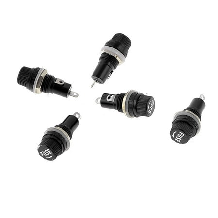 5pcs 5 x 20mm Thread Connecting Panel Mounted Fuse Holder | Walmart Canada