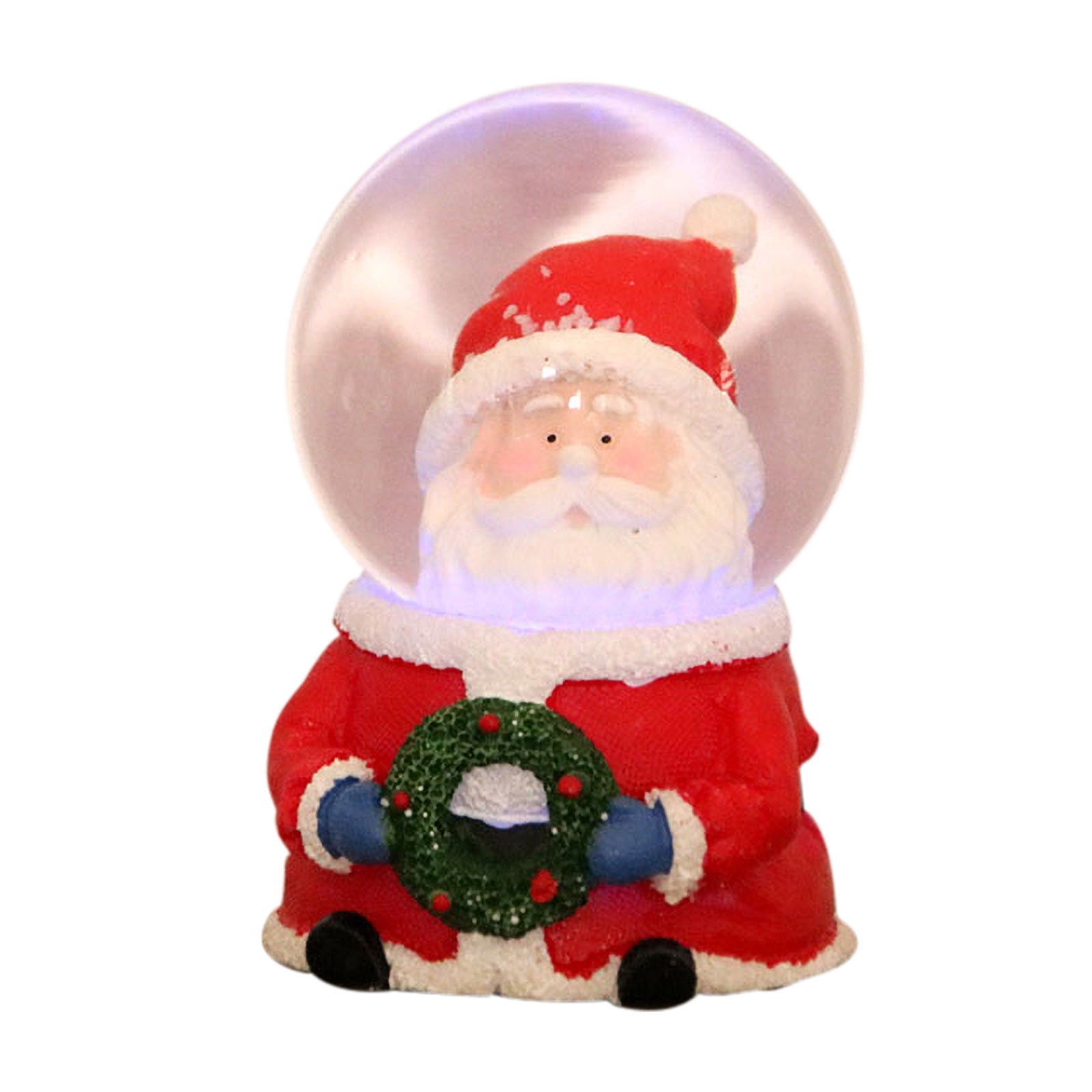 Vikakiooze Santa Claus Crystal Ball Table With A Plexiglass Christmas ...