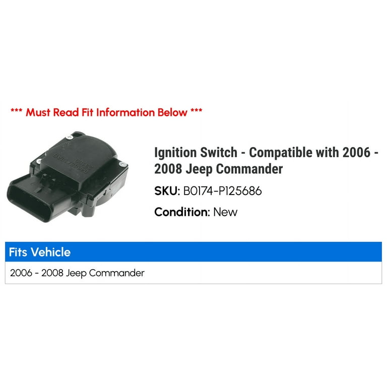 Jeep Commander Ignition Switch