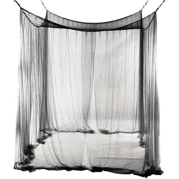 Mosquito net, corner column mosquito net bed cover four doors hanging ...
