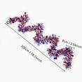 79in 4th of July Garland Decorations,Patriotic Tinsel Garland with ...