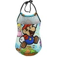 Super Mario Girls One Piece Swimsuit Quick Dry Swimwear Print Bathing ...