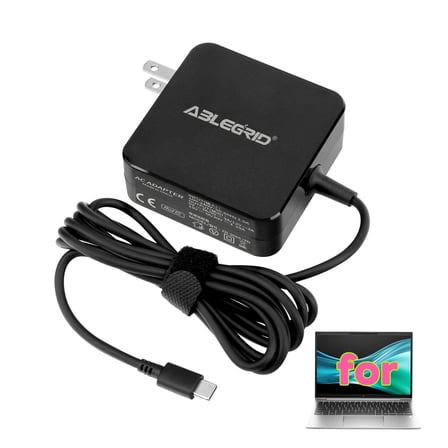 65W USB C Charger for HP EliteBook 830 835 840 845 860 640 650 655 660 ...