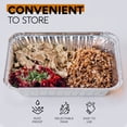 Alpine Cuisine Aluminum Foil Roaster Pan 100 Pieces, 17 x 12.5 x 3 Inch ...