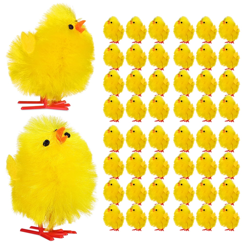 Click here for Alvinma 60pcs Tiny Chick Figurines For Children Pa... prices