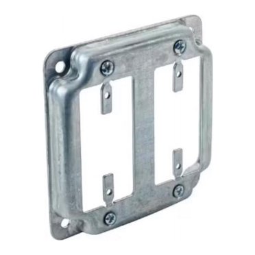 Hubbell-Raco 6239BP Single Gang Floor Kit with Recessed Duplex 15A TR ...