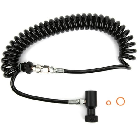 Gupbes Paintball Coil Remote Hose Line W/Quick Disconnect & 3000psi ...