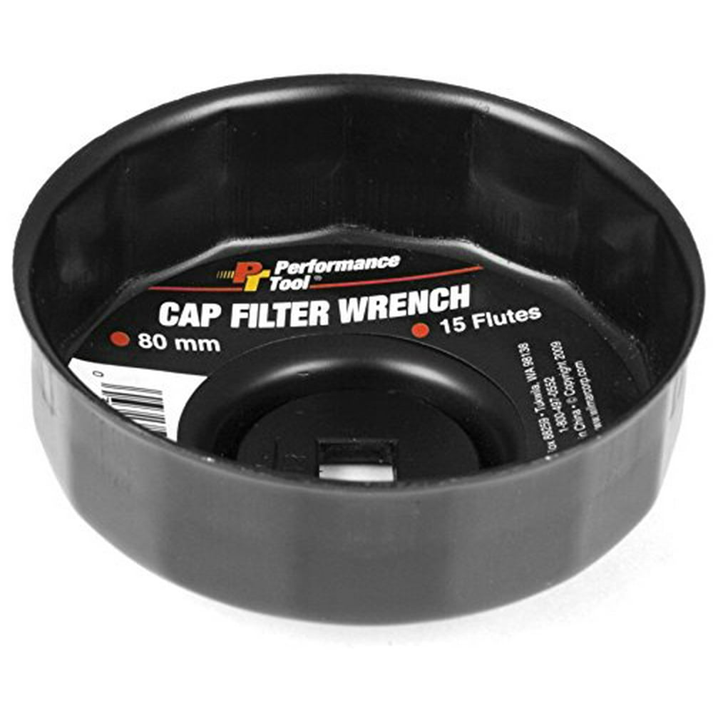 Performance Tool W54111 Bulk Filter Wrench 80mm, 15FL - Walmart.com ...