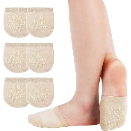 Toe Topper Socks - Women Toe Topper Liner Socks Seamless Half Toe Socks ...
