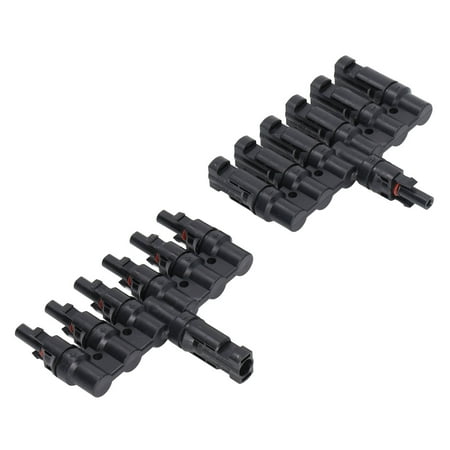 Solar Panel Connector, 1 Pair Self Locking Solar Branch Connector For ...