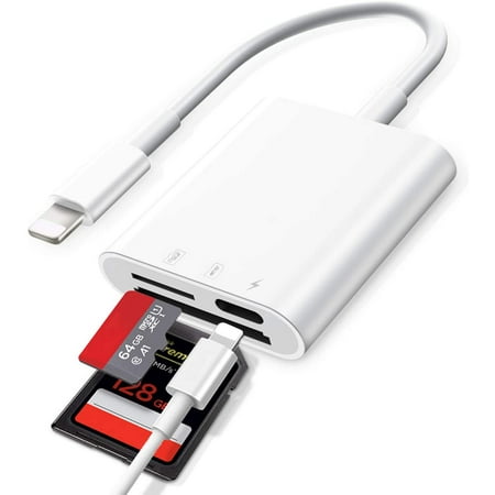 [Apple MFi Certified] Lightning to SD Card Camera Reader for iPhone ...