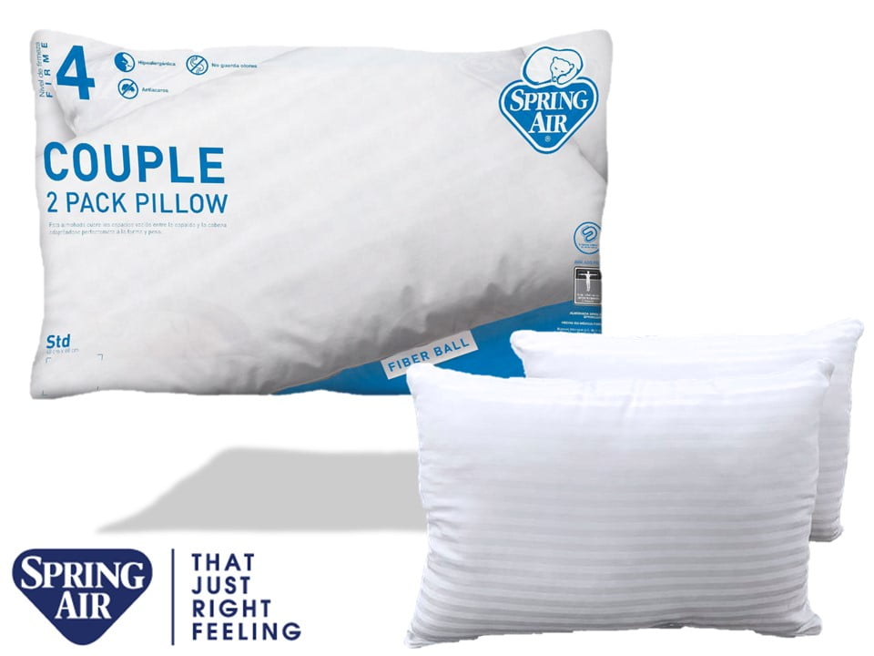 Paquete 2 Almohadas Vital Spring Air Ortopedica | Walmart en línea
