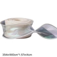30 Feet Mixed Color Iridescent Fishtail Organza Ribbon, 1.6 Inch Wide ...