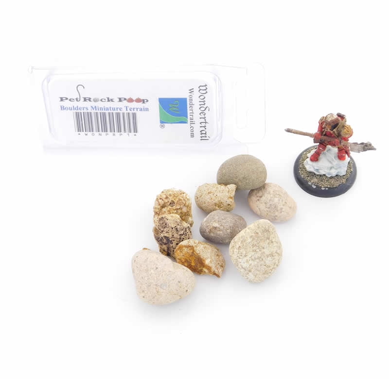 Boulders Miniature Terrain Pet Rock Poop Series Wondertrail - Walmart.com