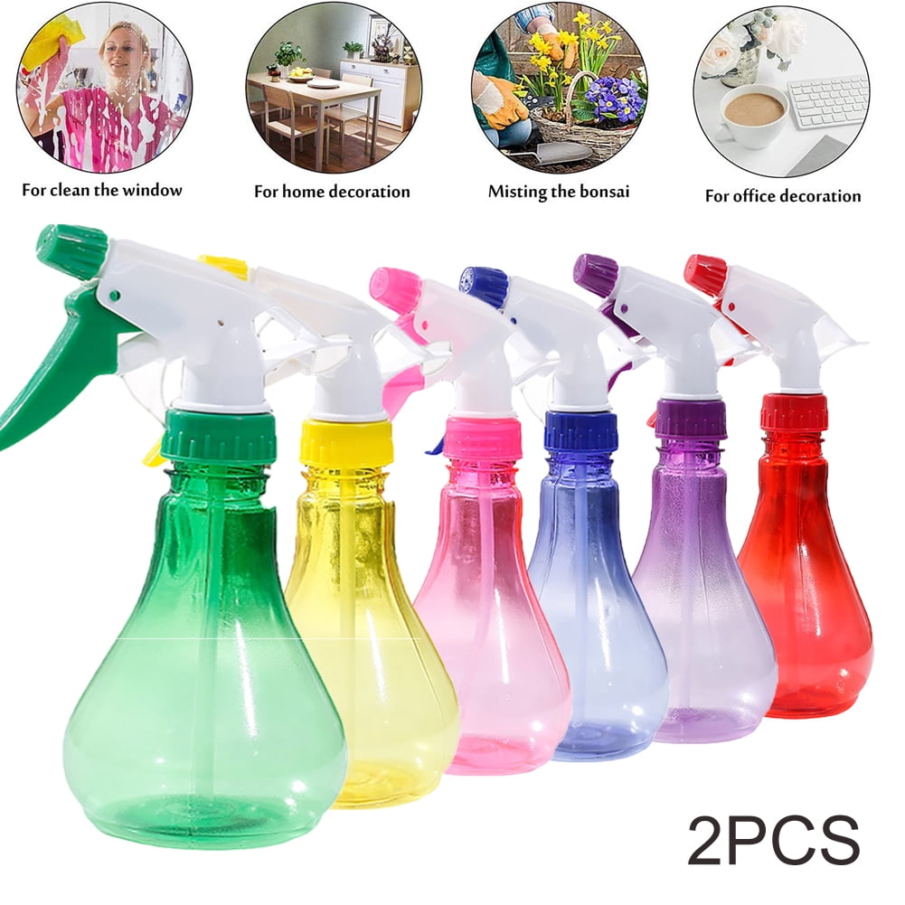 Yirtree 2PCS Adjustable Empty Candy Color Plastic Spray Bottles–Spray ...