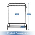 Flngr Metal Garment Rack, Multi-functional Hanging Clothes Stand for ...