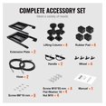 Car Lift 5,000 LBS Capacity, 25.6" Max Height Portable Auto Lift, Heavy ...