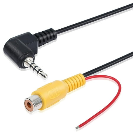 2.5mm to RCA Cable with Detection 2.5mm Reversing Camera Male Plug to ...