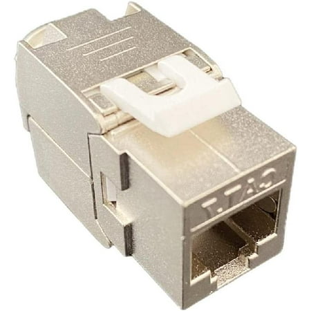 Keystone Jack Full Shielded RJ45 to LSA Tool Free Cat6 Cat6A Cat7 STP ...