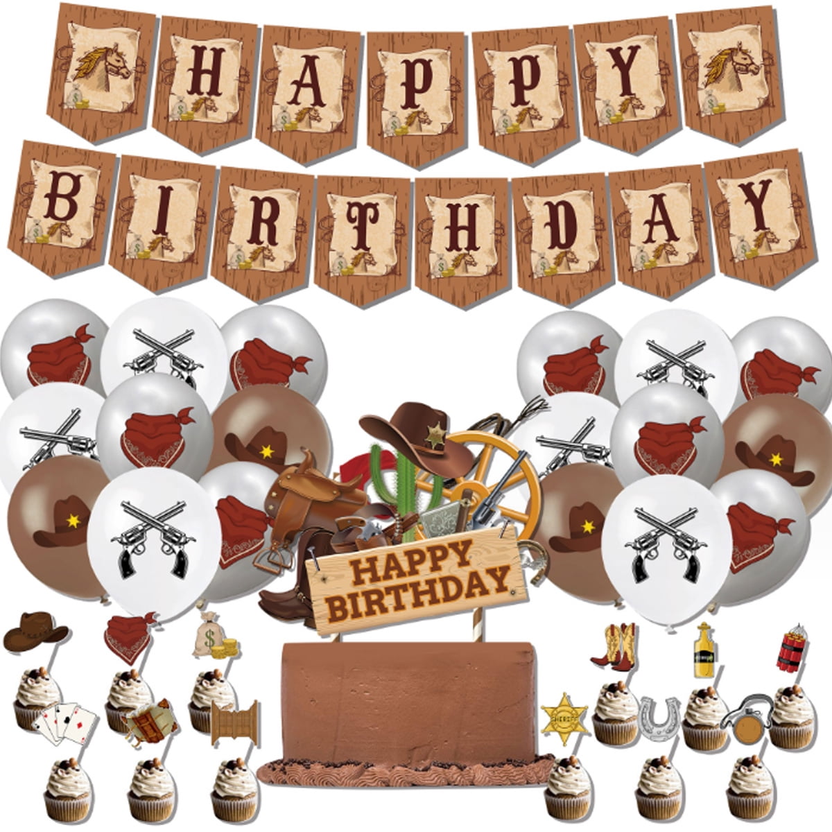 Click here for Taiwo Western Cowboy Birthday Party Decoration  Co... prices