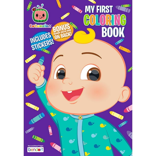 Cocomelon My First Coloring & Activity Book, 24 Pages Paperback ...