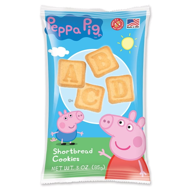 Peppa Pig Shortbread Cookies Peppa Abc 3z - Walmart.com