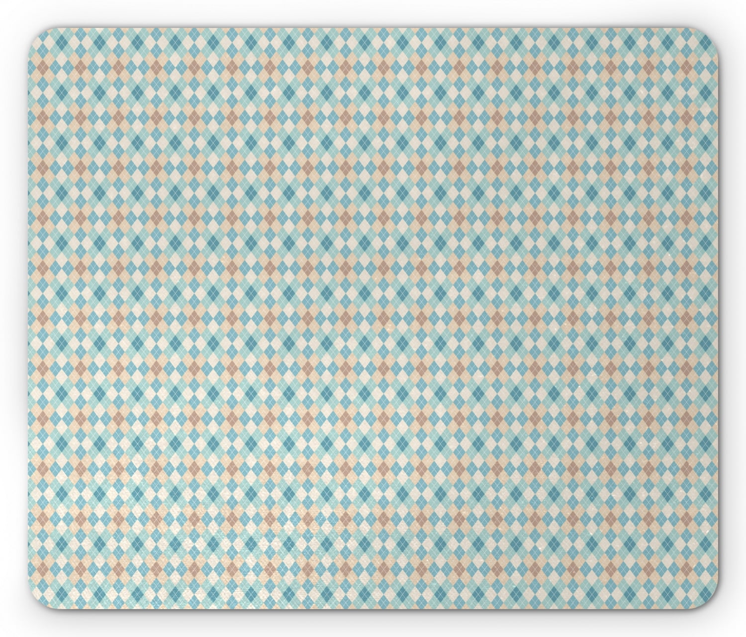 Argyle Mouse Pad, Pastel Colored Old Fashioned Traditional Geometric ...