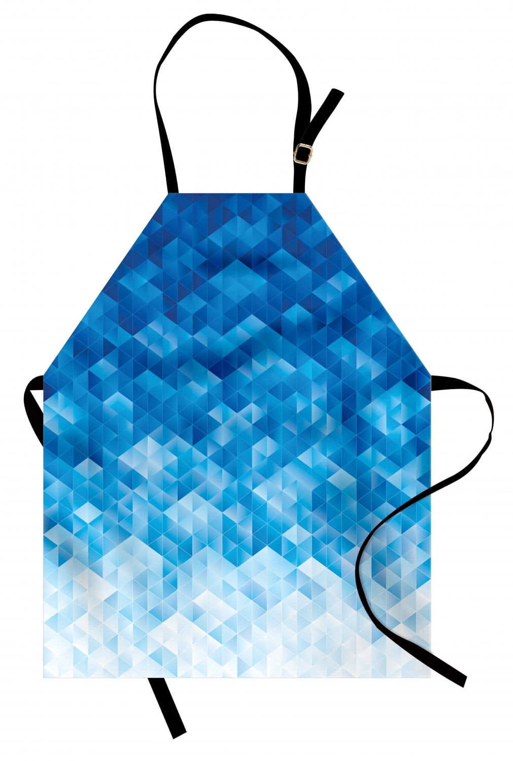 Geometric Apron Geometric Gradient Digital Texture with Mosaic Triangle ...